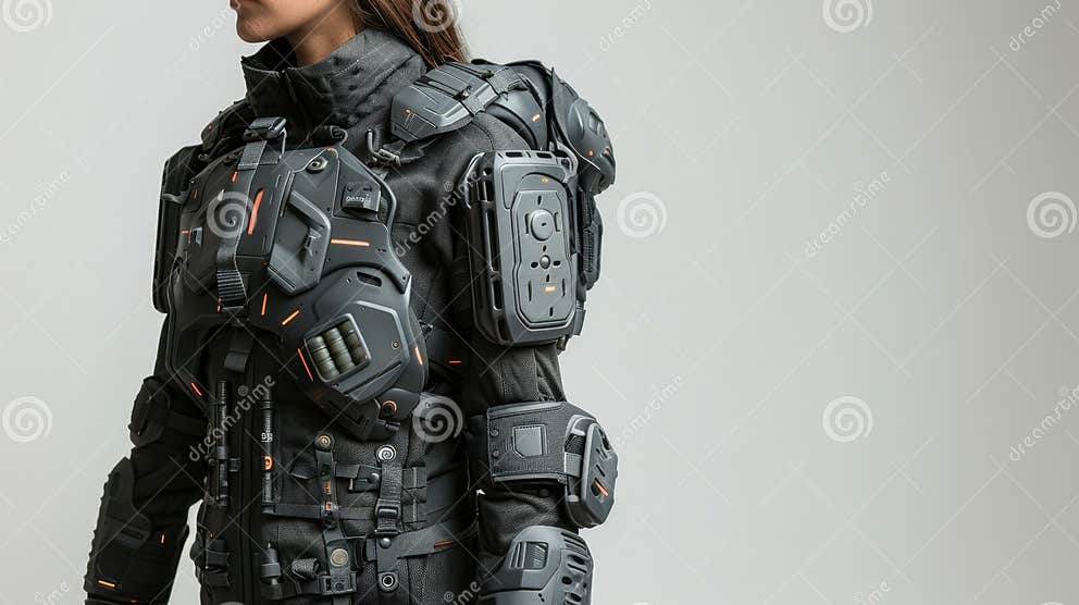A Man in a Jet Suit. a Man in a Tactical Space Suit Stock Image - Image ...