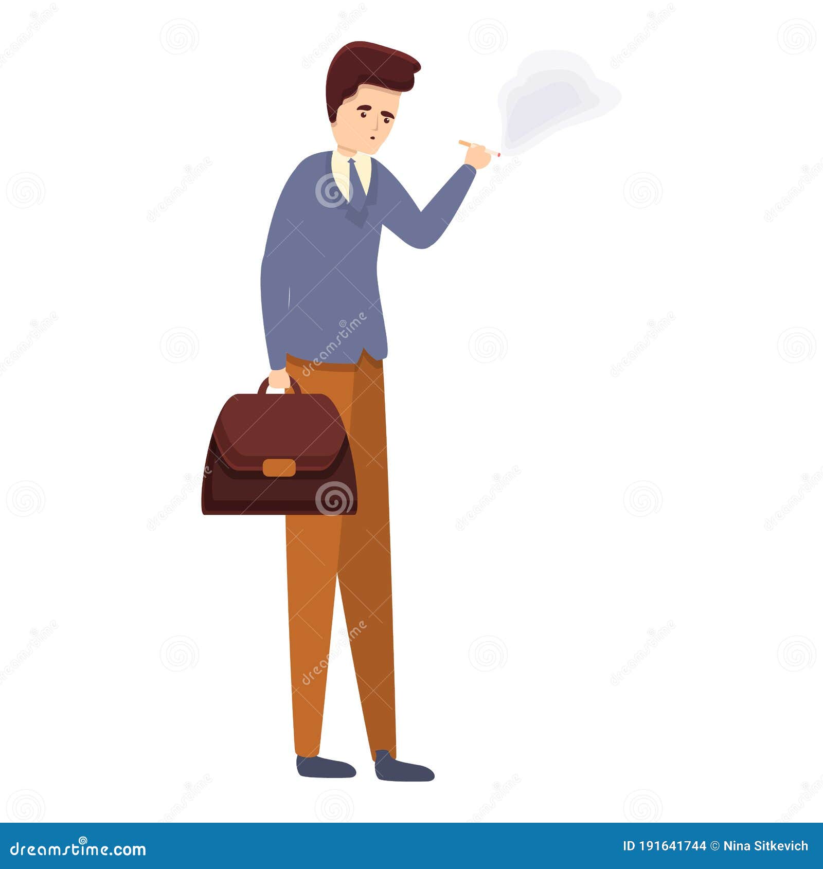 Man without Job Icon, Cartoon Style Stock Vector - Illustration of ...