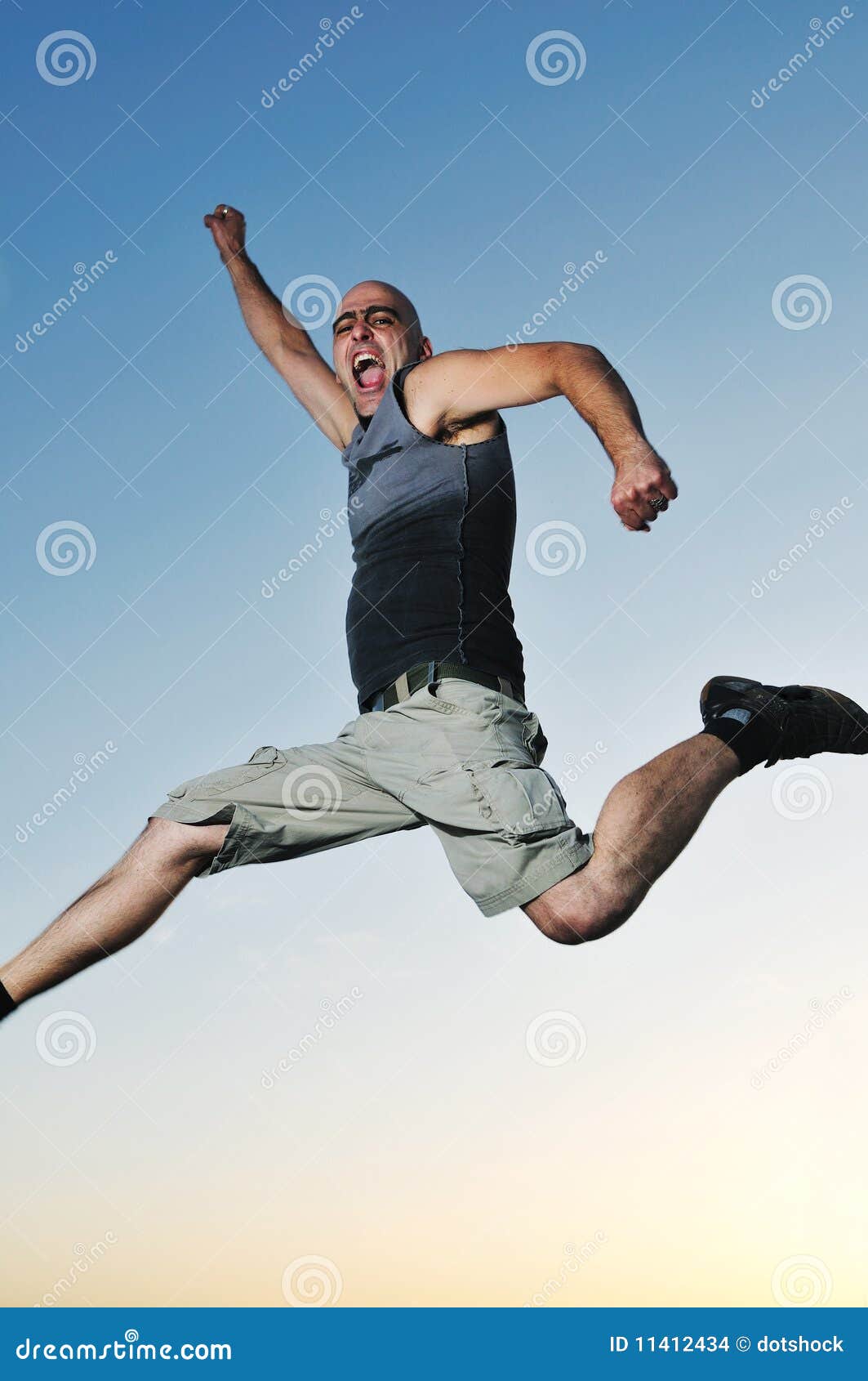 Man jump outdoor sunset stock photo. Image of people - 11412434