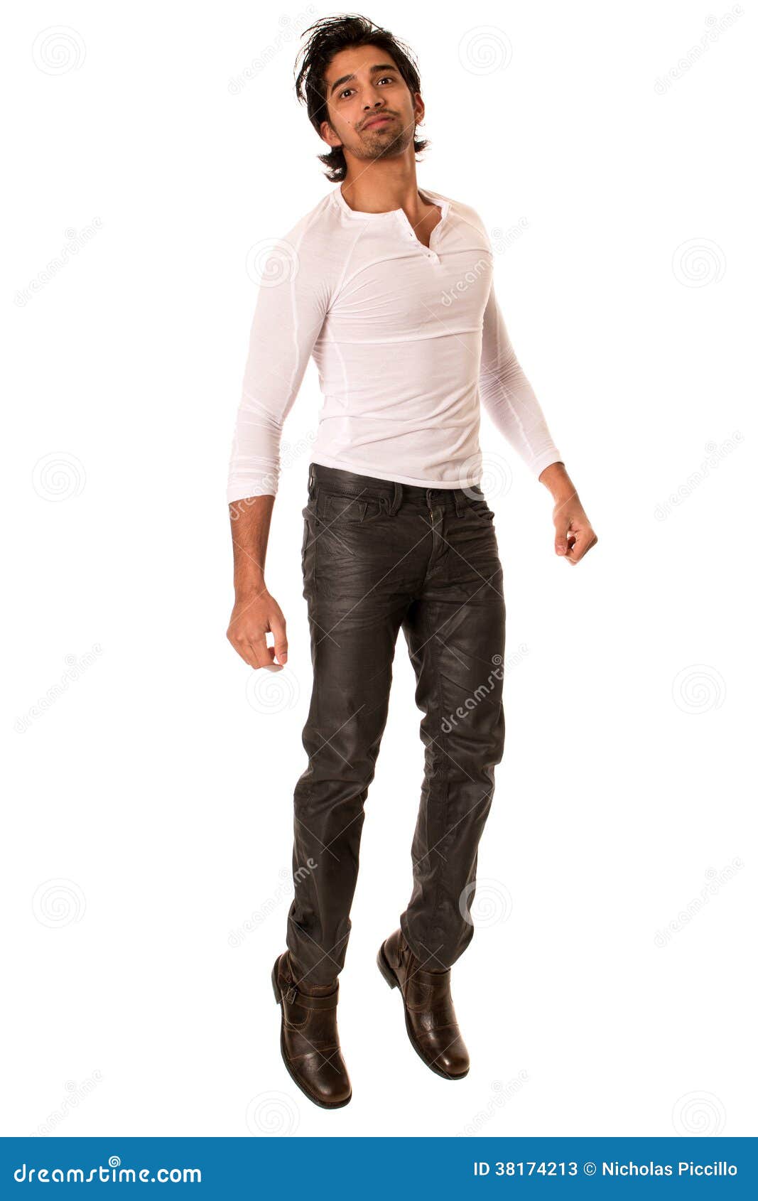 Man Jumping stock image. Image of motion, full, person - 38174213