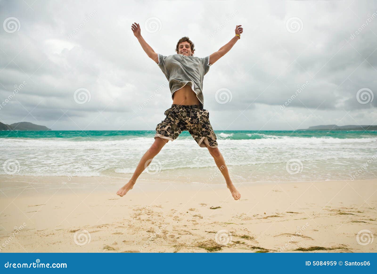 Man jumping stock image. Image of easy, sportive, delight - 5084959