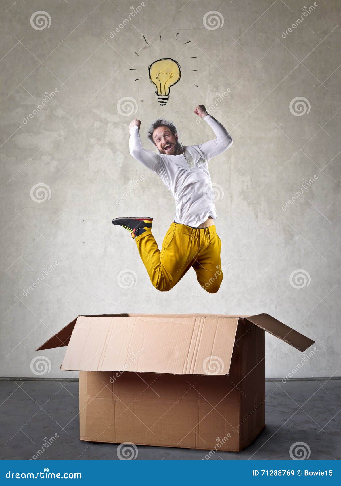 Man jumping stock image. Image of caucasian, businessman - 71288769