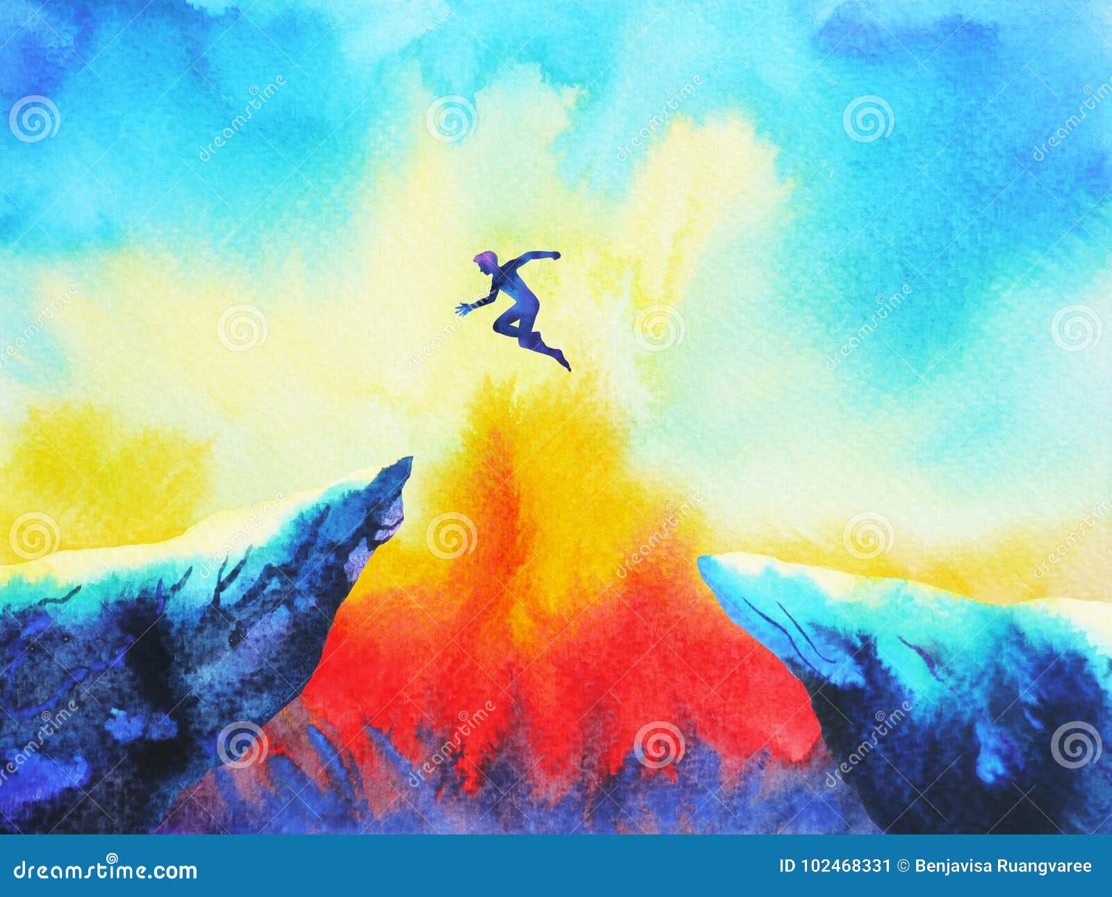 Jumping Leap Over Abstract Stock Illustrations – 59 Jumping Leap Over ...