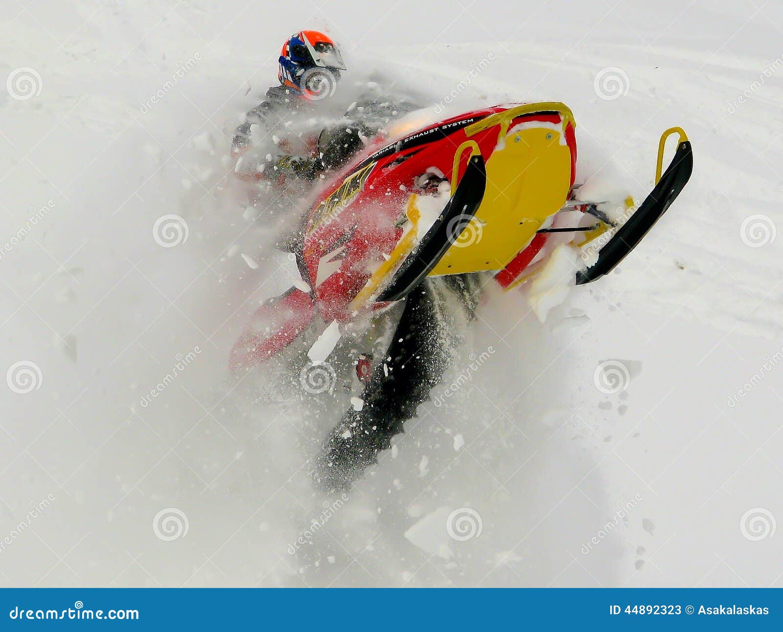 Man jumping snowmobile editorial stock photo. Image of jump - 44892323