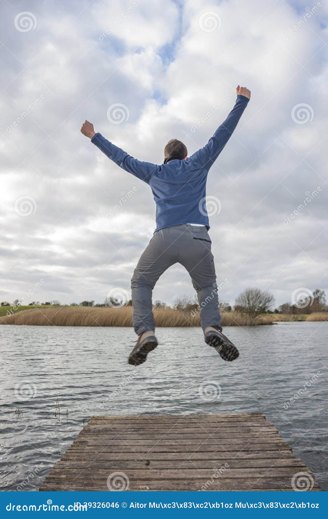 Man Jumping stock photo. Image of lifestyle, adventure - 39326046