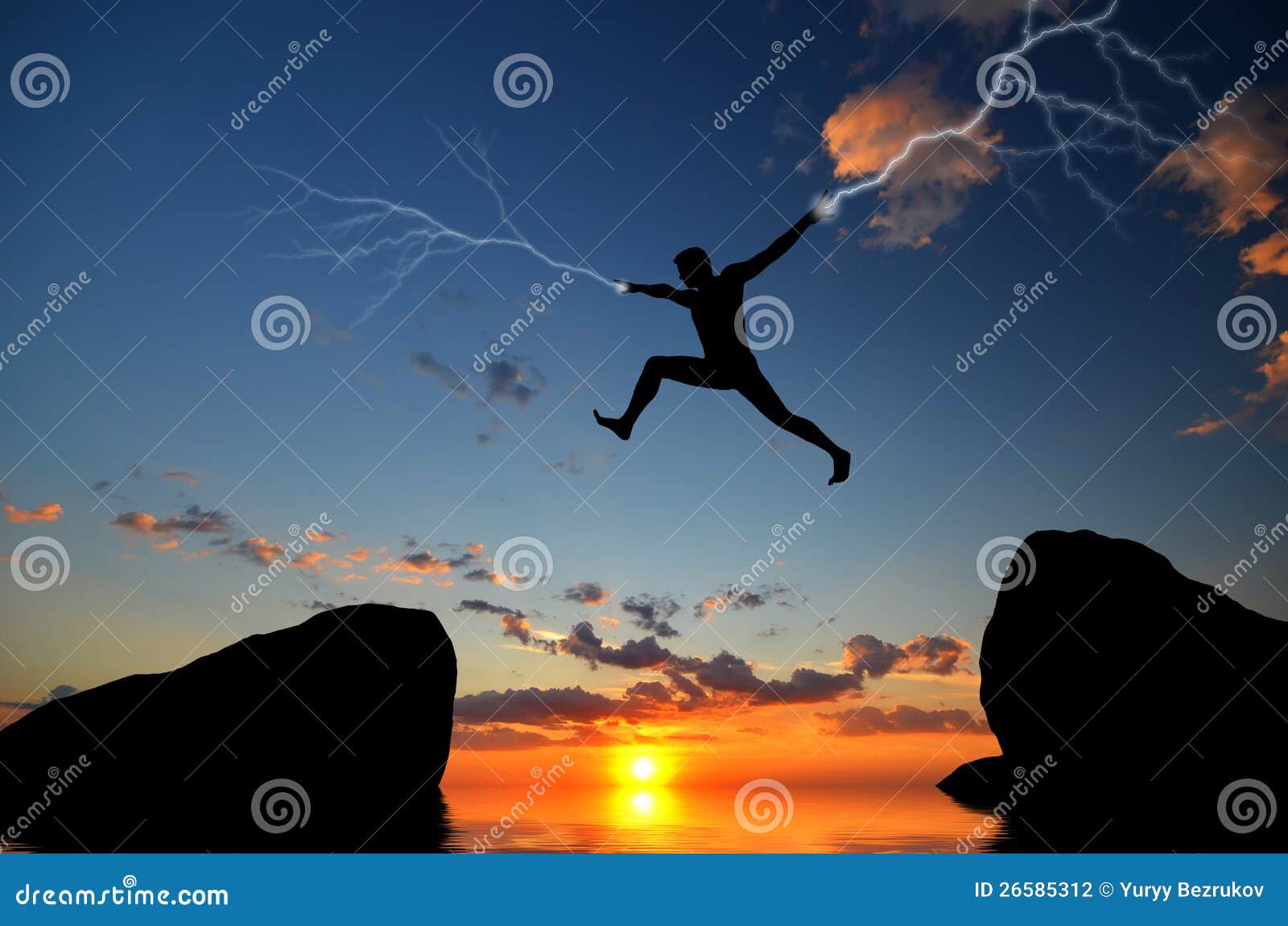 Man jumps stock photo. Image of climb, rock, altitude - 26585312