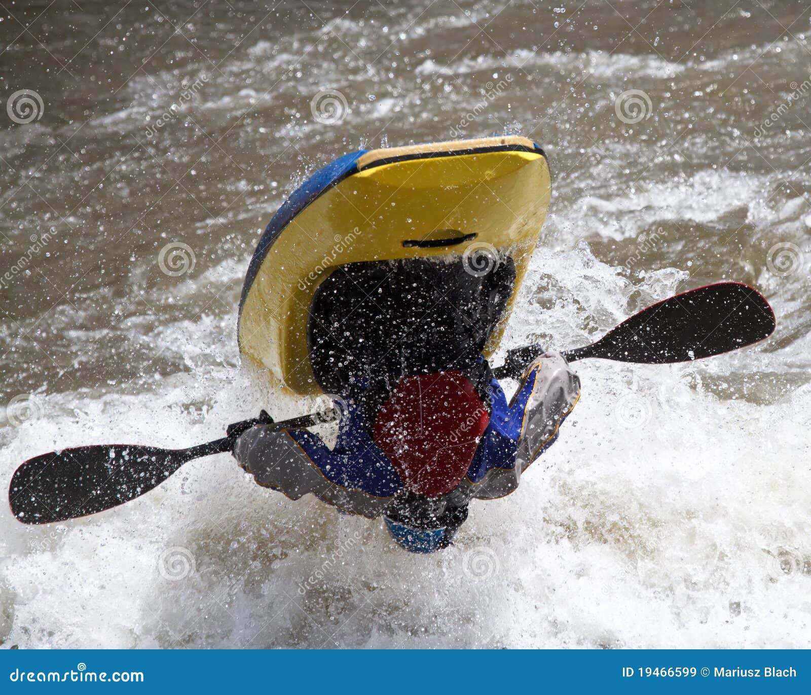 Man in kayak stock image. Image of outdoor, kayak, expedition - 19466599