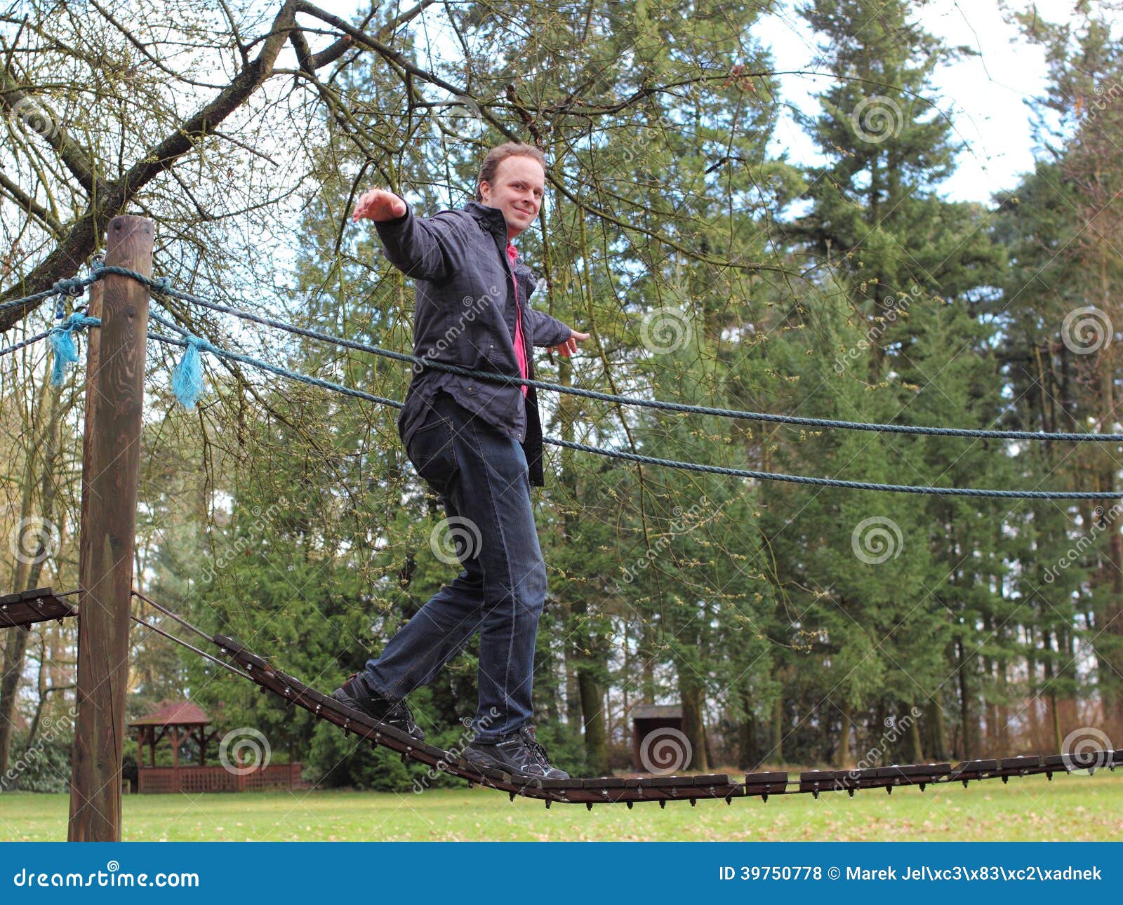 Man Keeping Balance Royalty-Free Stock Image | CartoonDealer.com #39750778