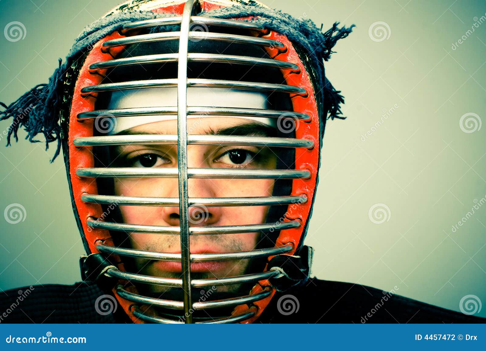 Man in Kendo Armor Portrait Stock Photo - Image of extreme, fencing ...
