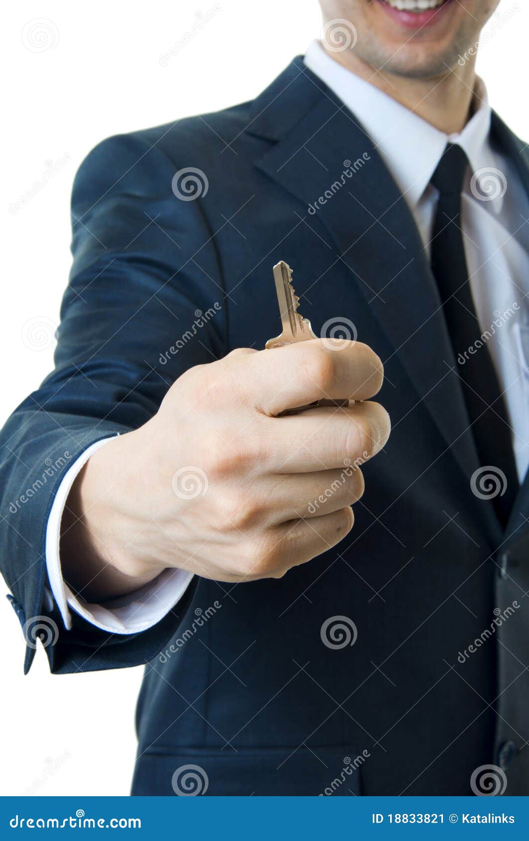 Man with Key in Hand Closeup. Stock Image - Image of mortgage, moving ...
