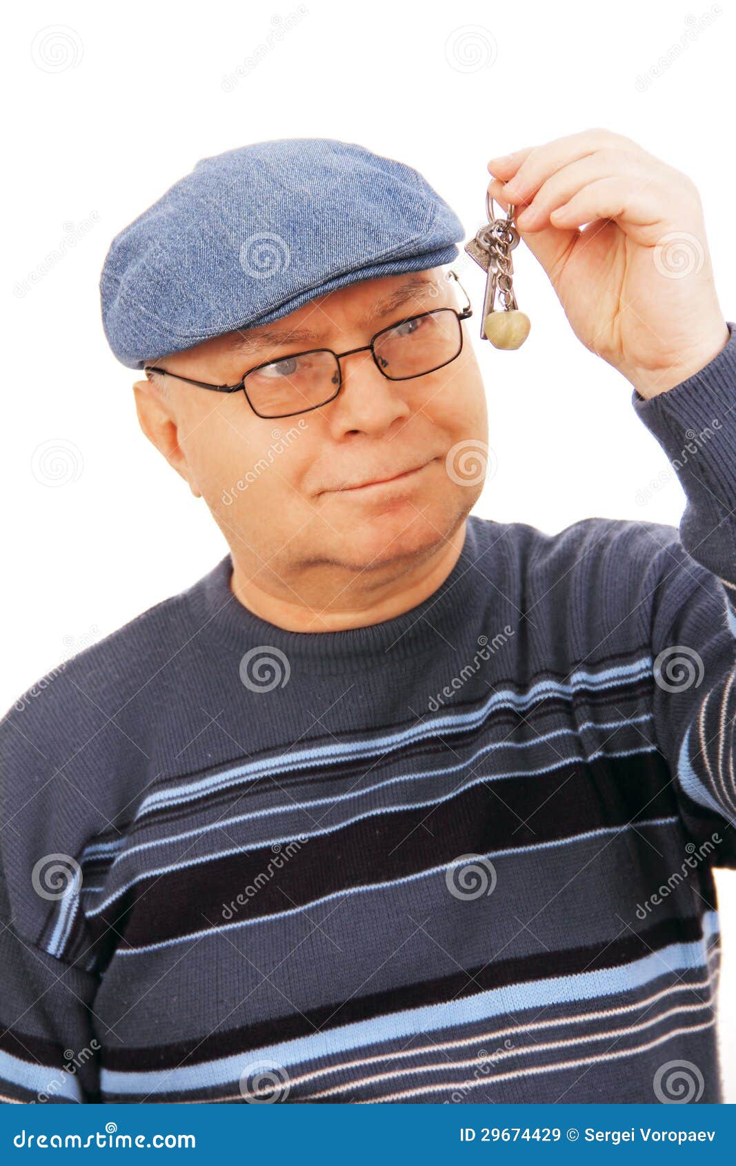 Man with the keys. stock image. Image of caucasian, hand - 29674429
