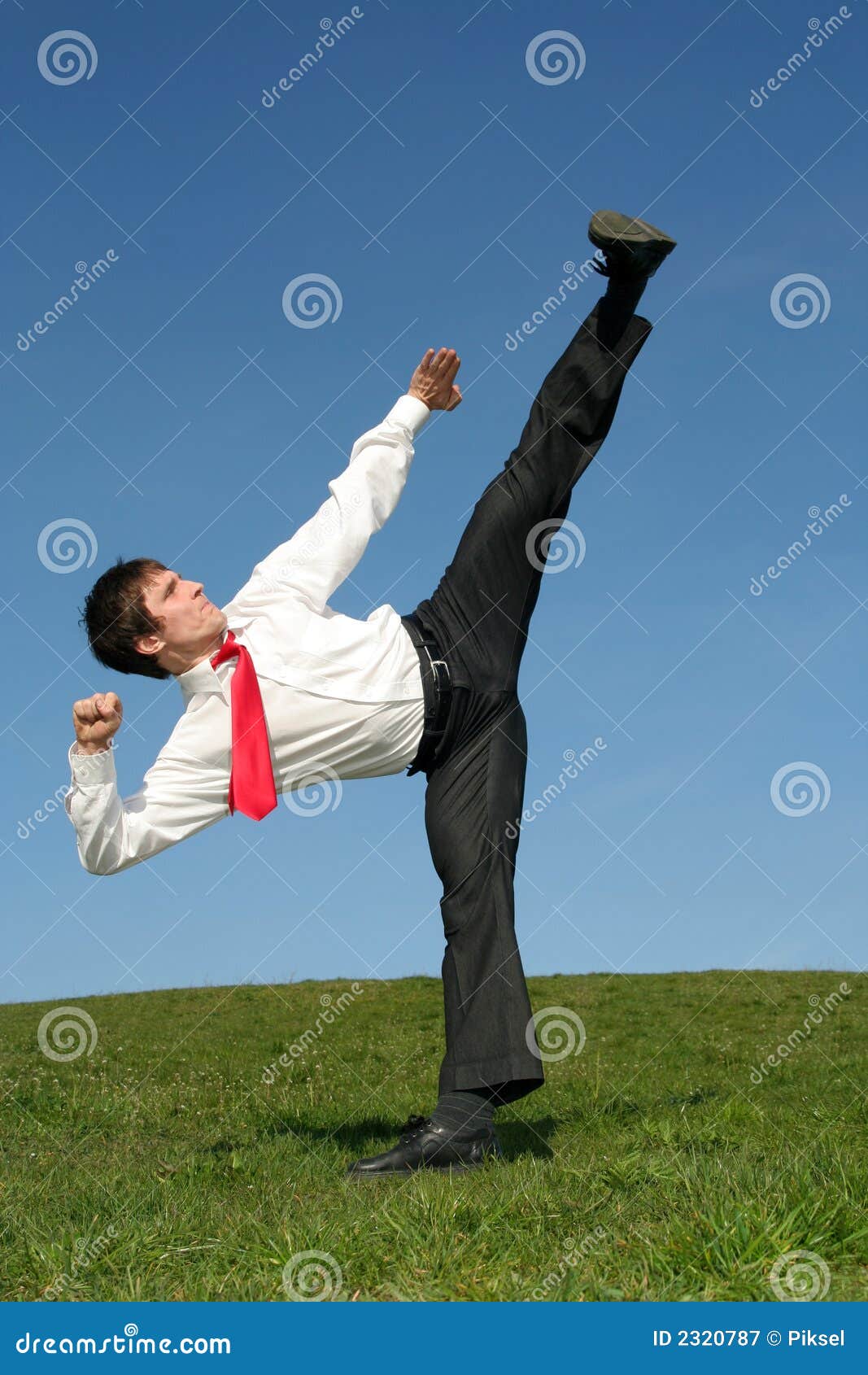 Man Kicking In Kung Fu Pose Stock Image - Image: 2320787 Man Kicking In Kung Fu Pose Stock Image - Image: 2320787