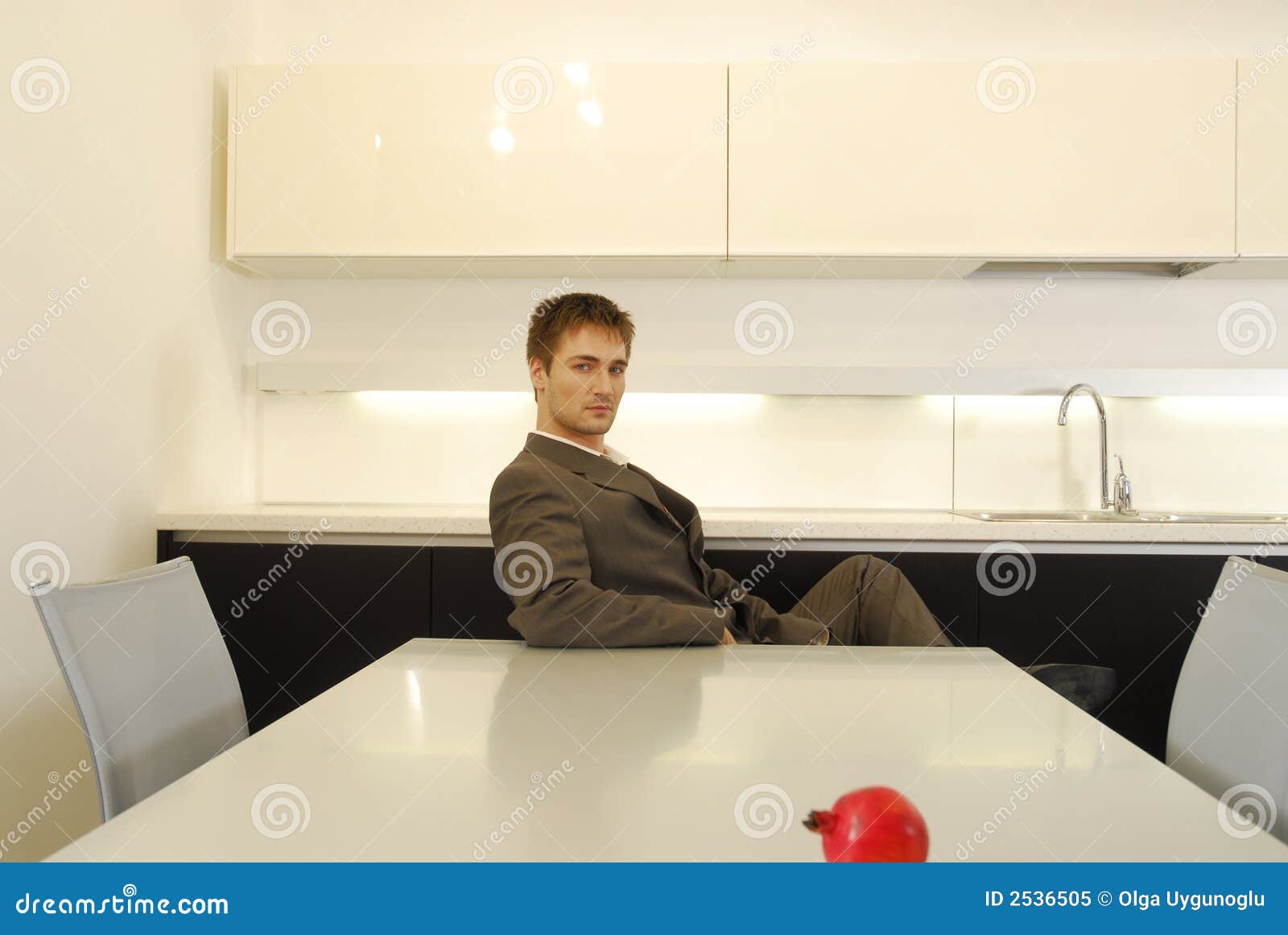 Man in the kitchen 2 stock image. Image of people, home - 2536505