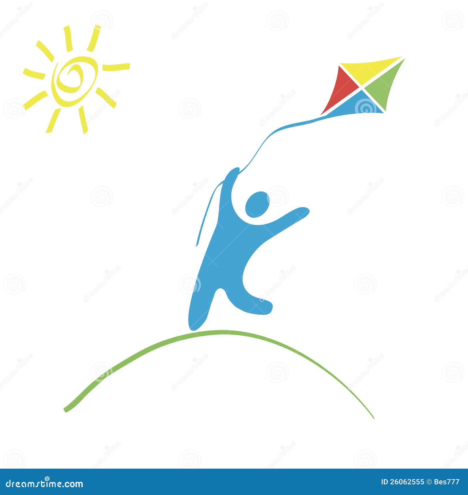 Kite Logo Vector Illustration | CartoonDealer.com #180509082