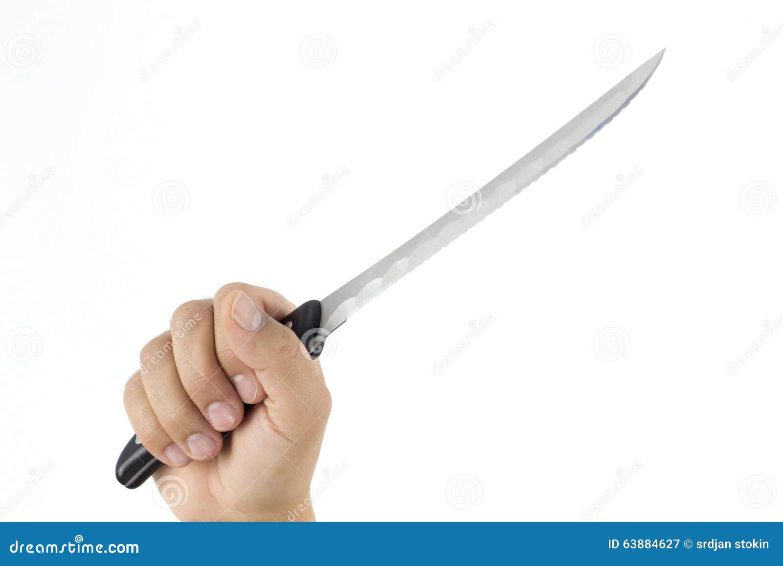 A man with a knife stock image. Image of criminal, injury - 63884627