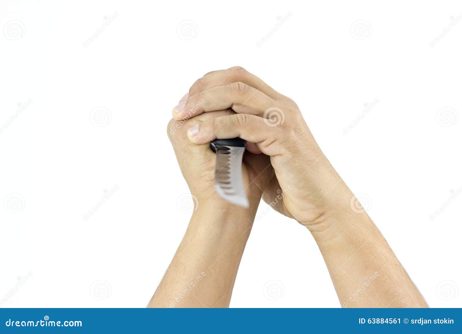 A man with a knife stock image. Image of cutting, fire - 63884561