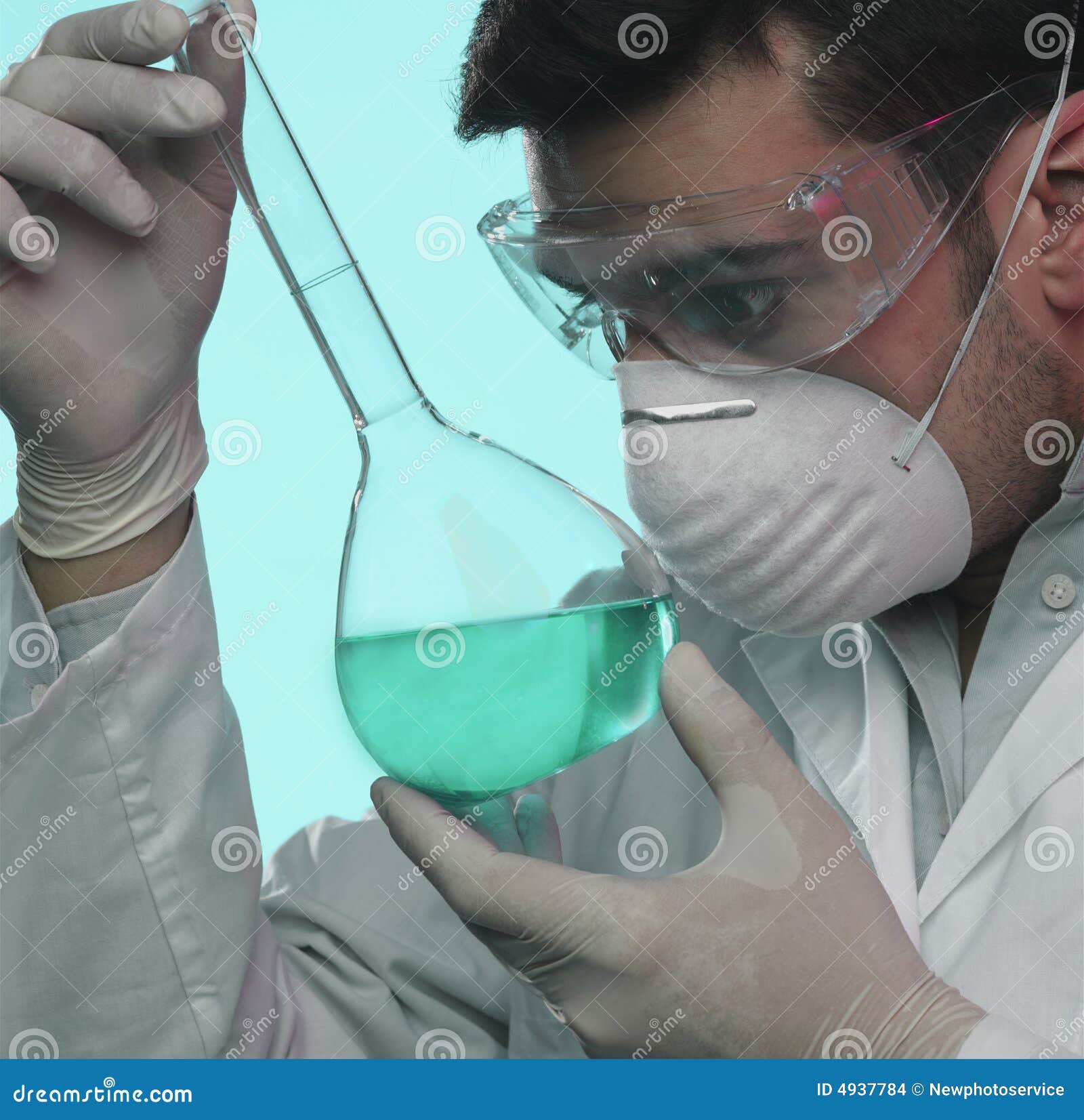 Man in the laboratory stock photo. Image of chemist, patient - 4937784