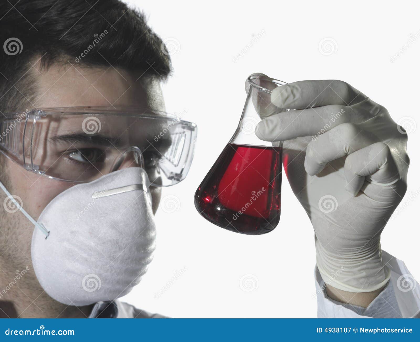 Man in the laboratory stock image. Image of chemistry - 4938107