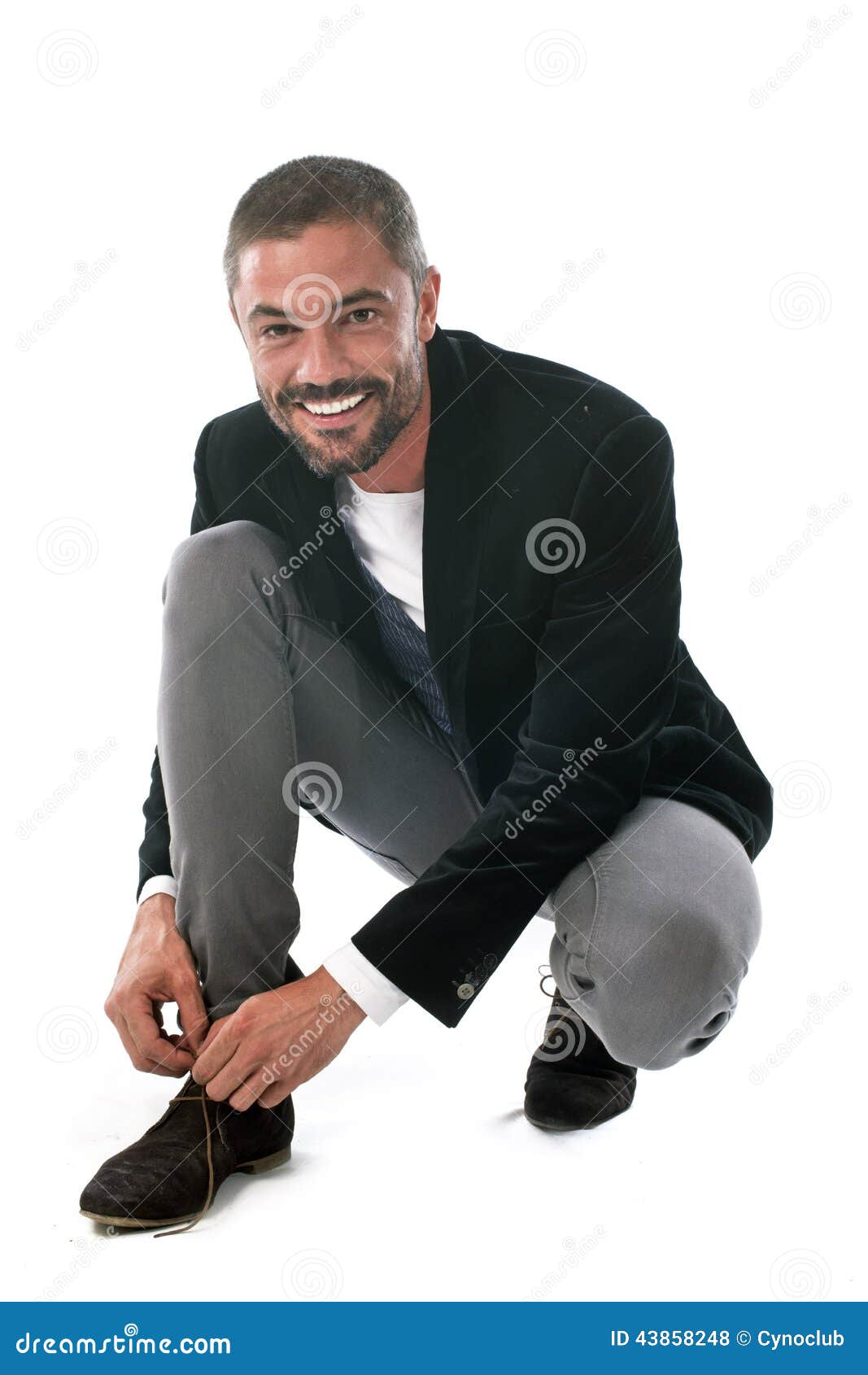 Man lace up stock photo. Image of shoes, isolated, background - 43858248