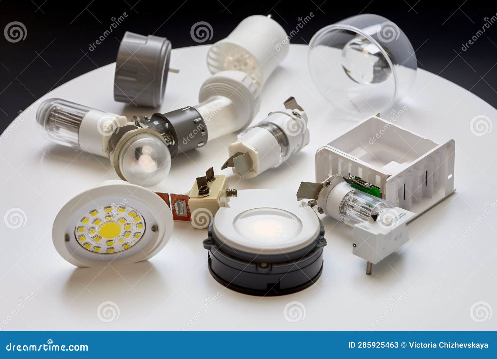 Led Technology Production Electronic Electricity Bright Light Lamp ...