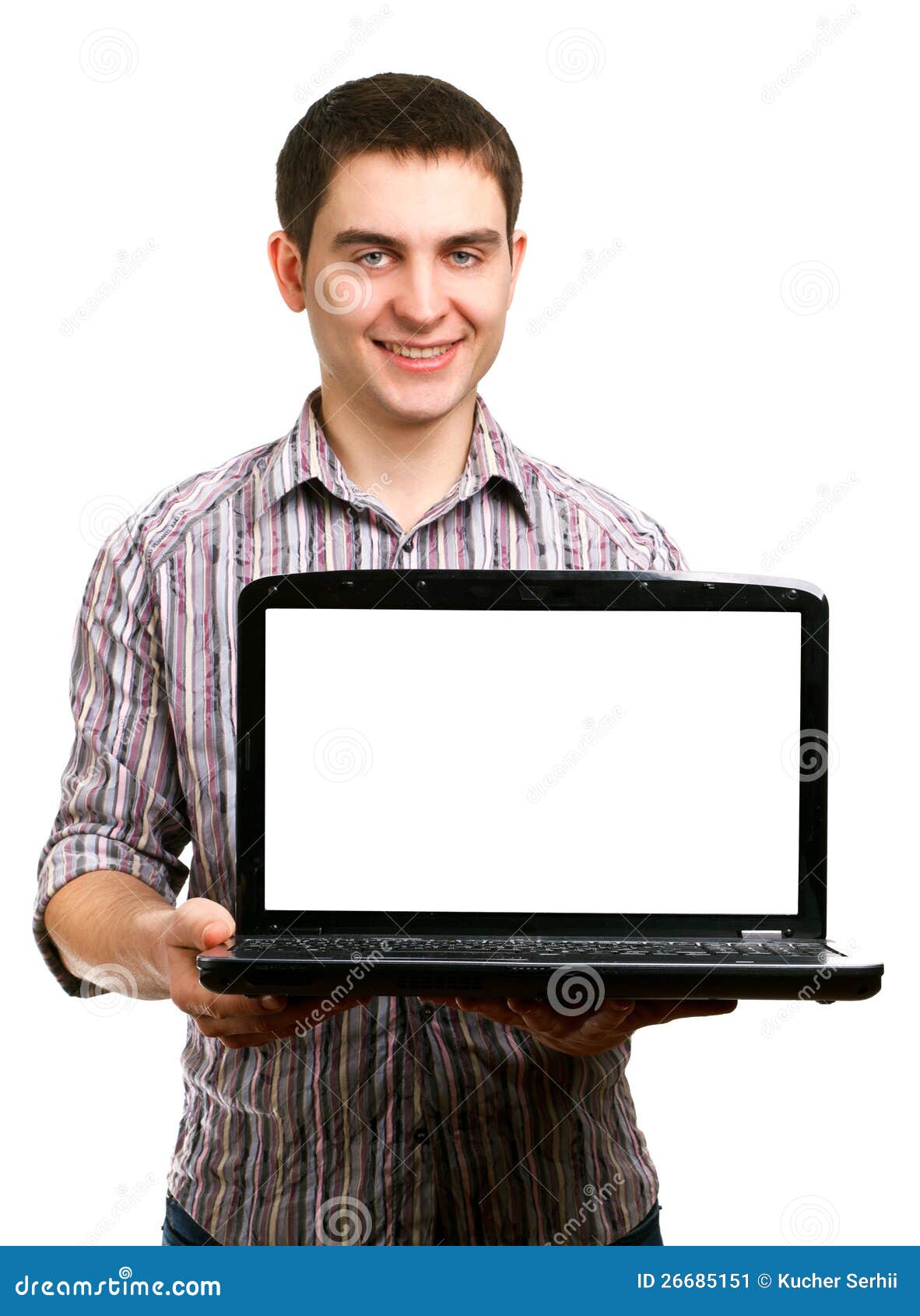 Man with laptop stock image. Image of concepts, internet - 26685151