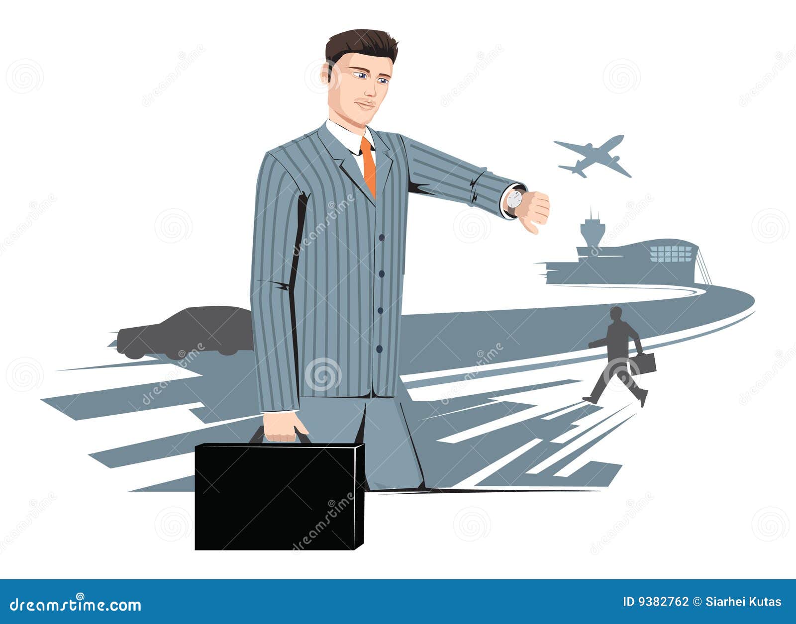 Airline, Airport Staff Team Vector Illustration. Pilot, Stewardess ...