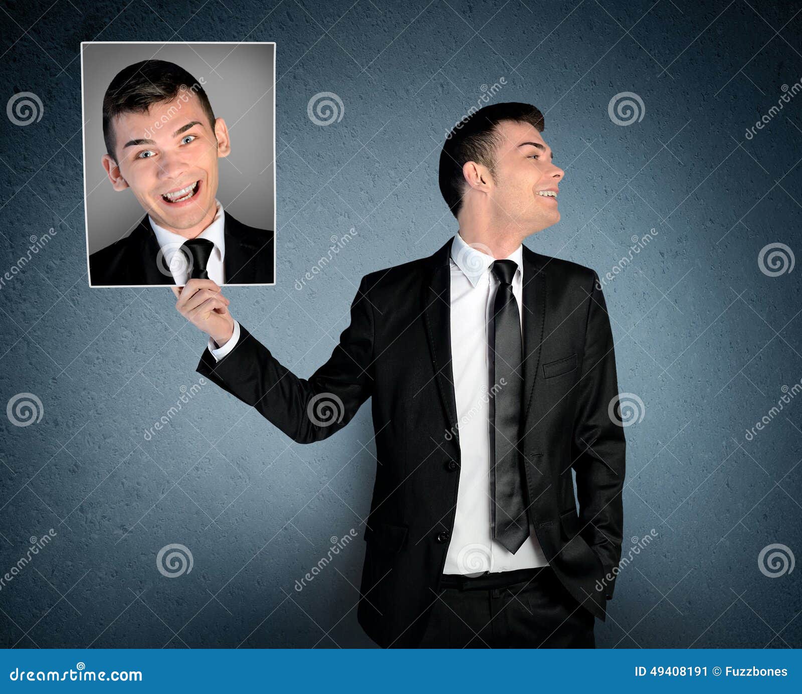 Man laugh at crazy face stock image. Image of enjoy, hilarious - 49408191