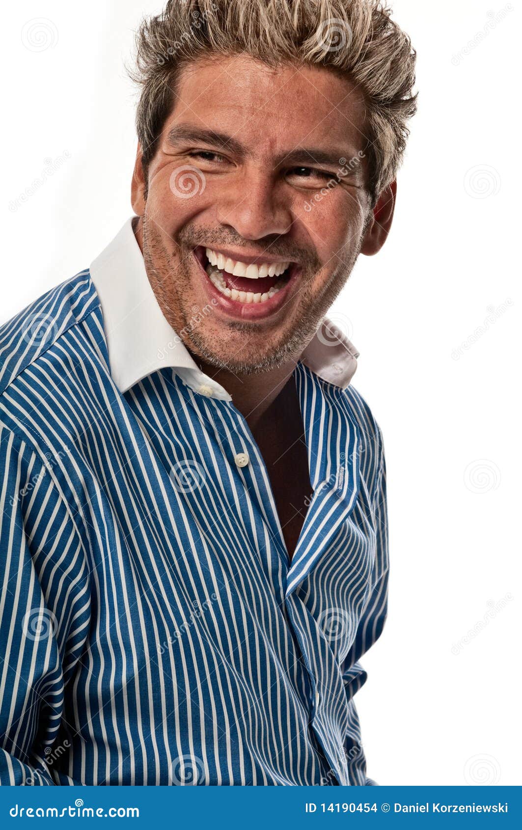 Man laughing very happy stock photo. Image of face, happiness - 14190454