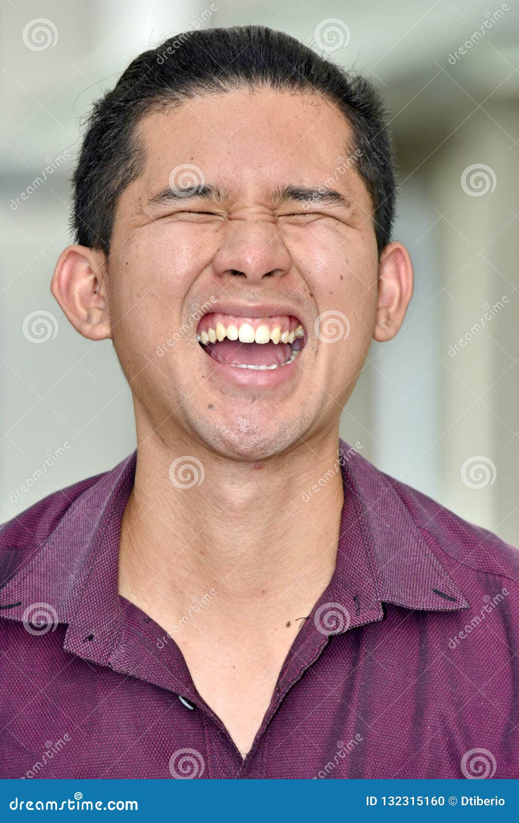 Man and Laughter stock photo. Image of adult, laugh - 132315160