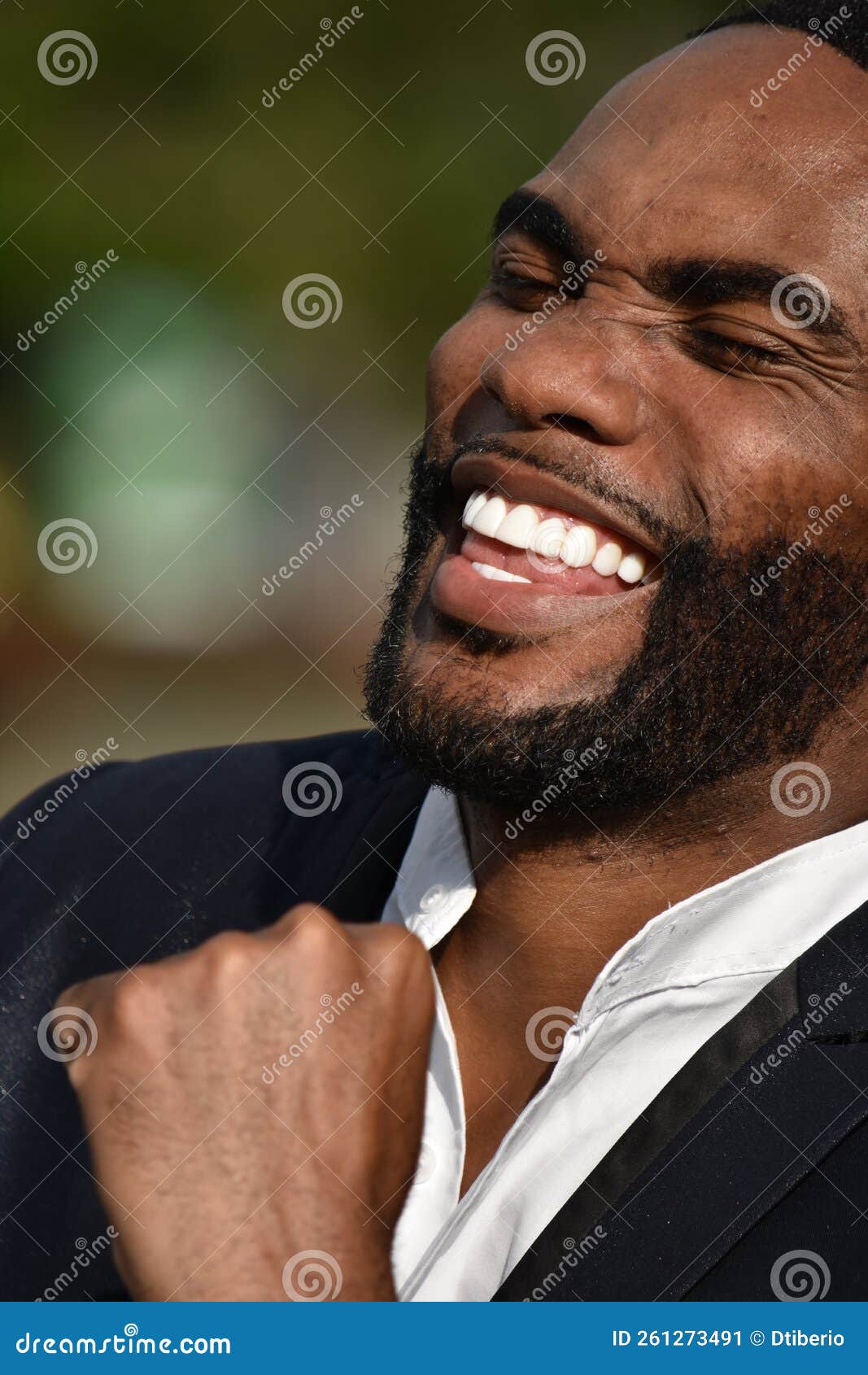 A Man and Laughter stock image. Image of adult, comedic - 261273491