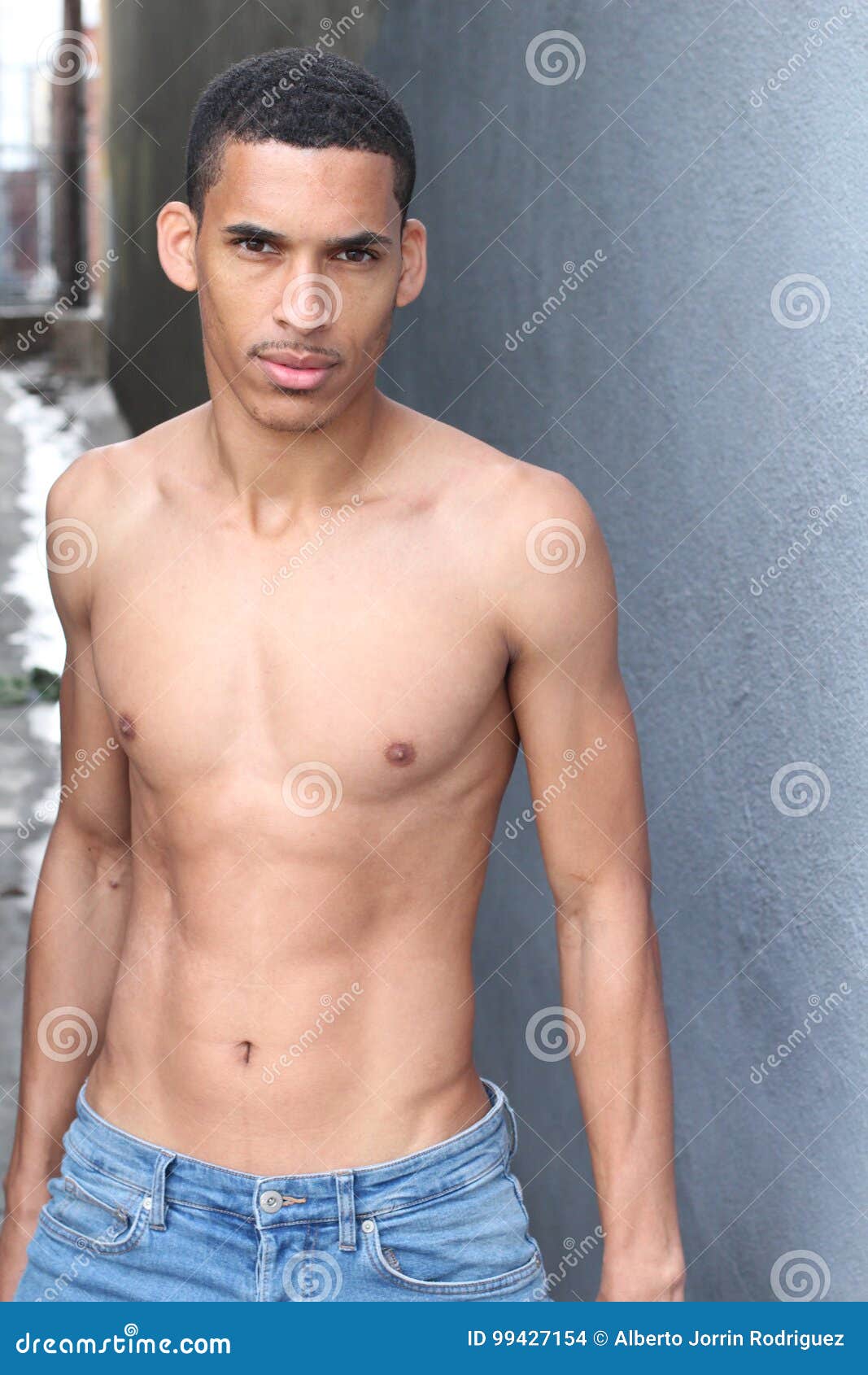 Man with a Lean Body Type Posing Stock Photo - Image of erotic ...