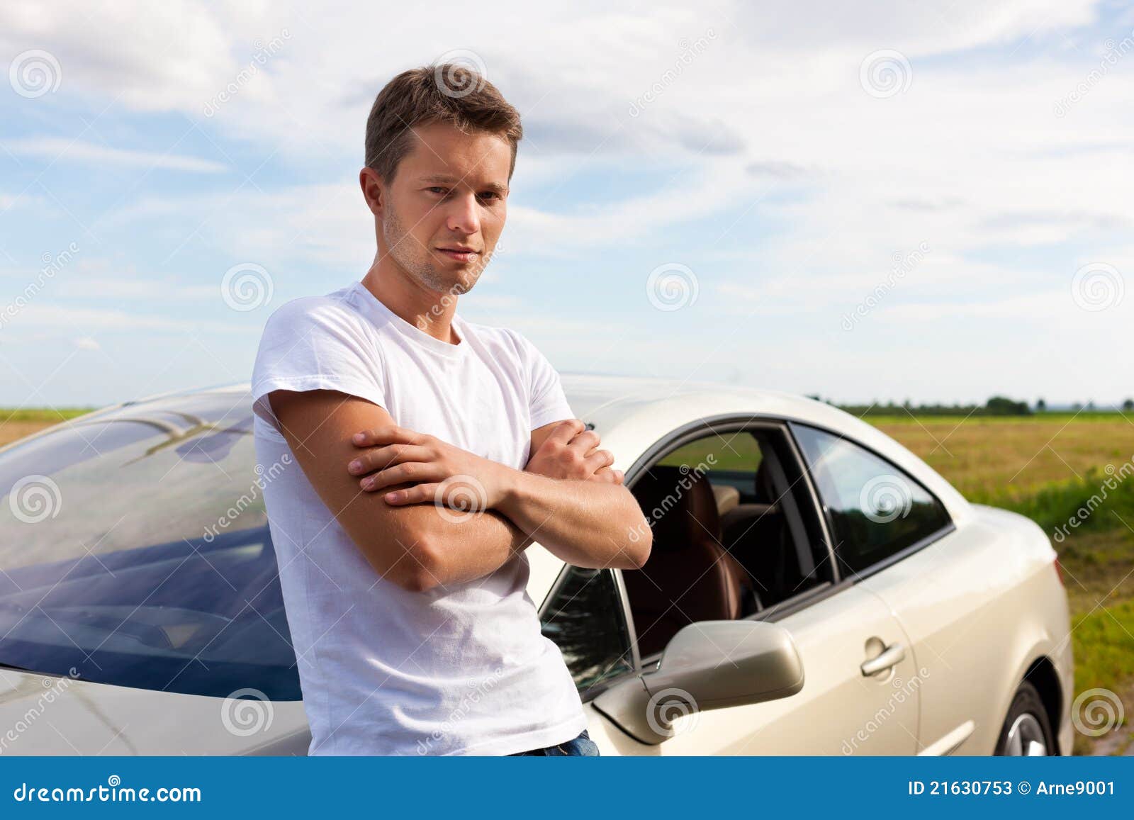 Man leaning on his car stock image. Image of rest, transport - 21630753 Man leaning on his car stock image. Image of rest, transport - 21630753