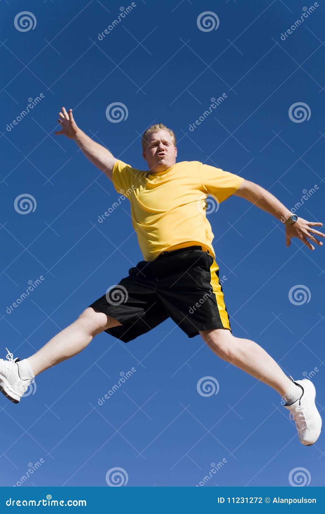 Man leaping in the air stock photo. Image of high, black - 11231272