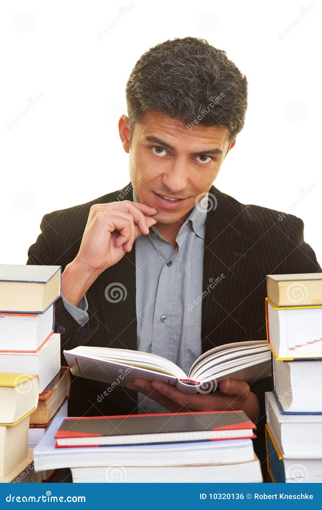 Man learning stock photo. Image of manager, abundance - 10320136