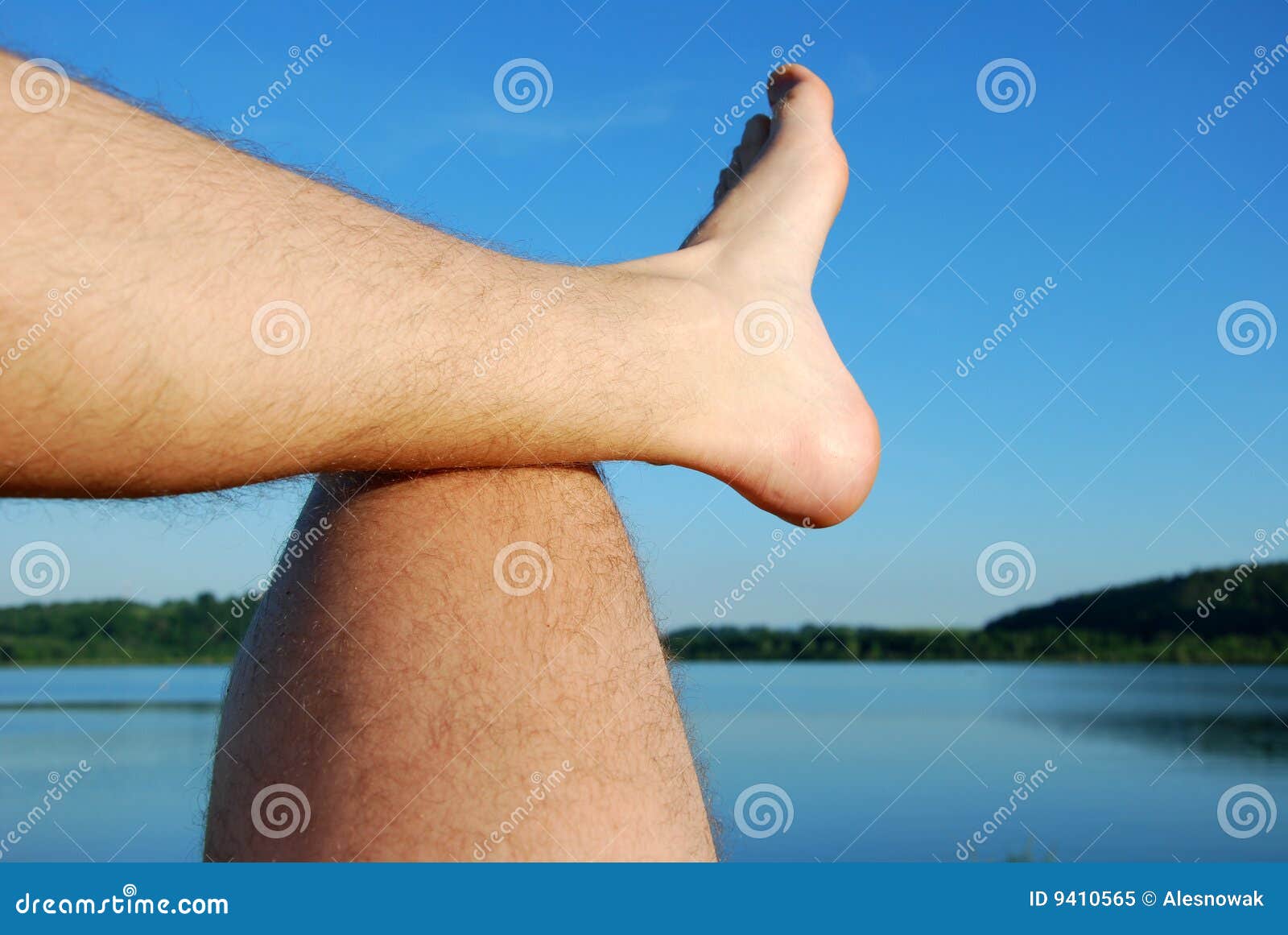 Man legs stock image. Image of male, summertime, lady - 9410565