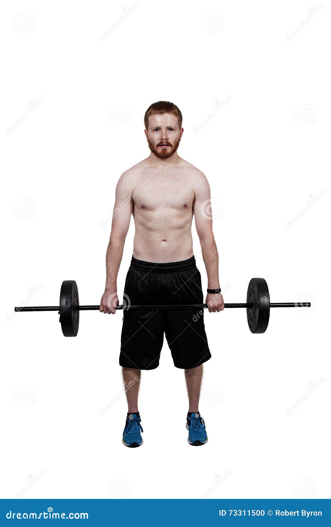 Man Lifting Weight stock photo. Image of lifestyle, power - 73311500