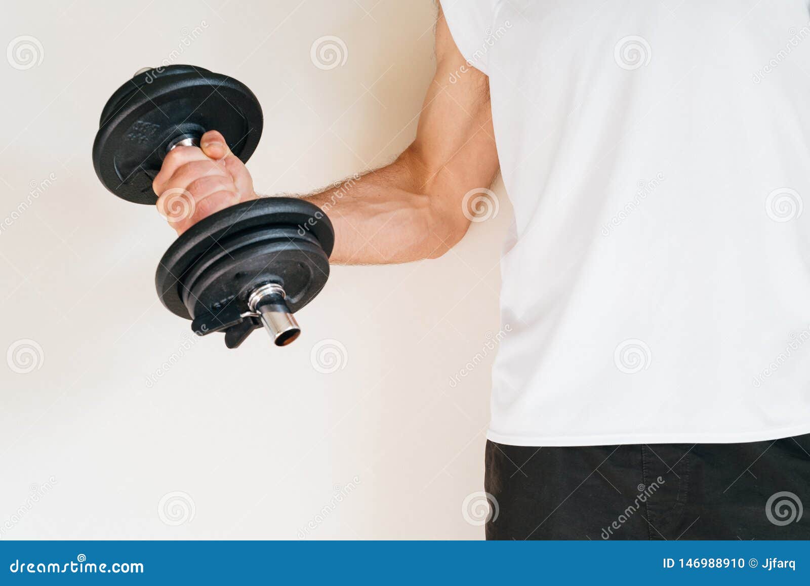 Man Lifting Weights at the Gym Stock Photo - Image of sportive, muscle ...