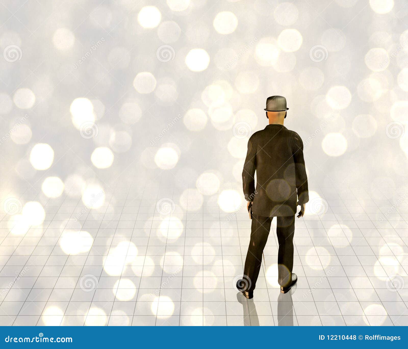 Man in light stock photo. Image of calm, hope, meditation - 12210448