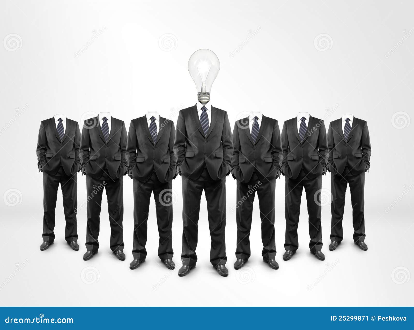 Man, light bulb head stock image. Image of concept, costume - 25299871