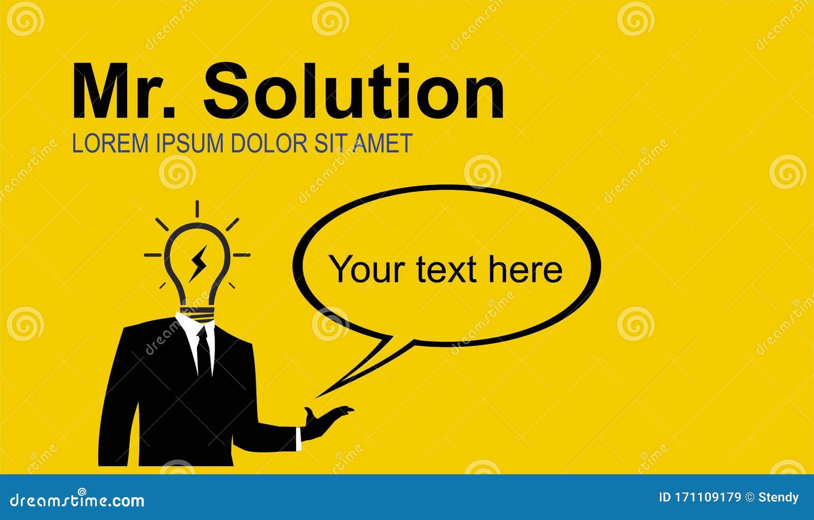 Professional idea man stock vector. Illustration of artwork - 171109179