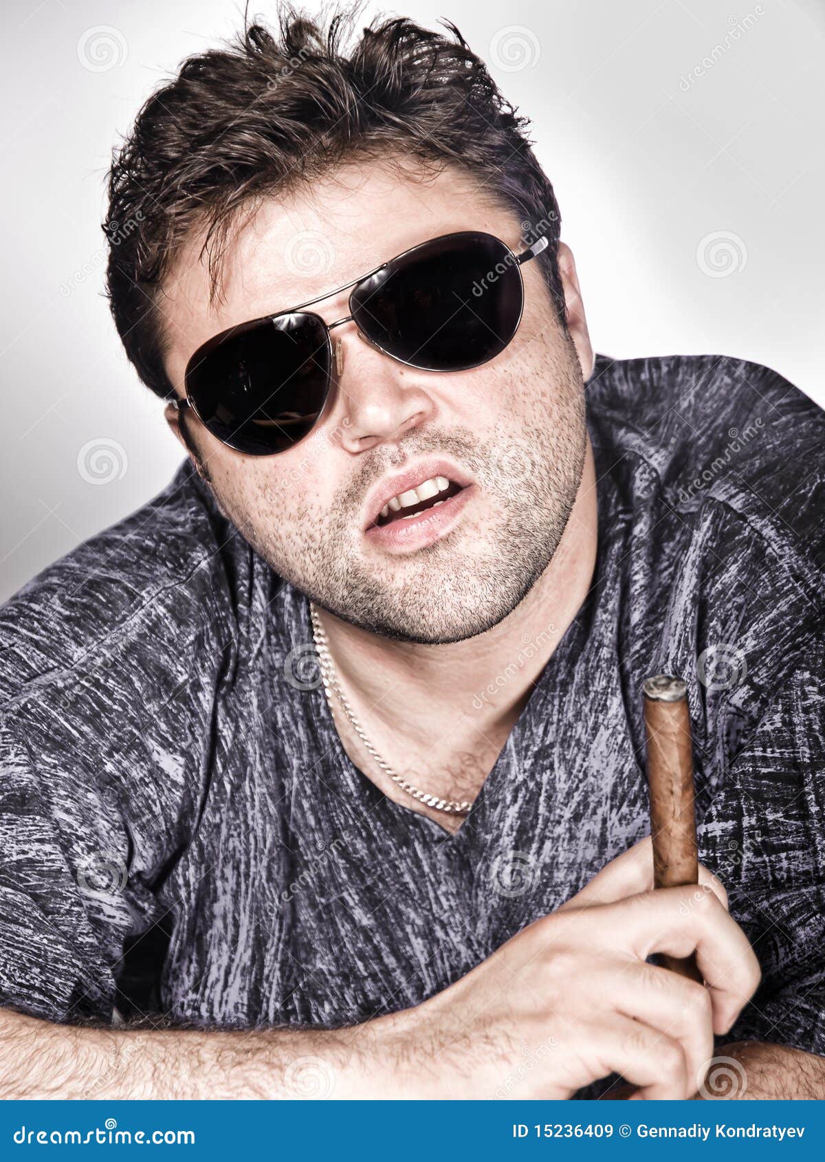 Man Like A Modern Gangster Royalty Free Stock Images - Image: 15236409