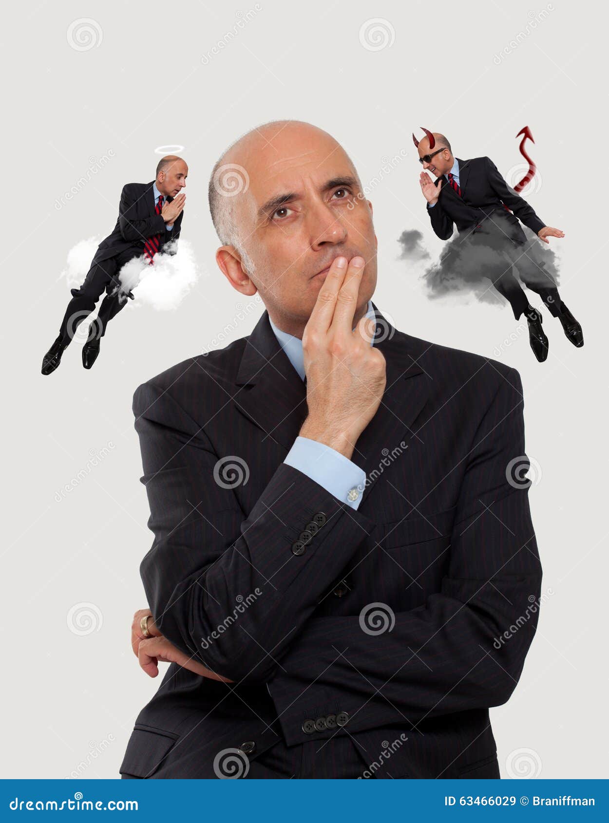 50% Angel 50% Devil Royalty-Free Stock Photography | CartoonDealer.com ...