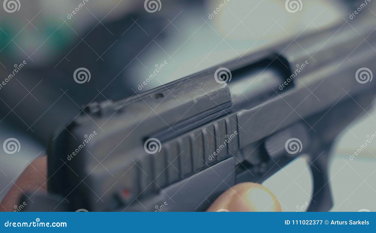 Man Loading Bullets into Gun, Close-up of Hands CSI Stock Video - Video ...