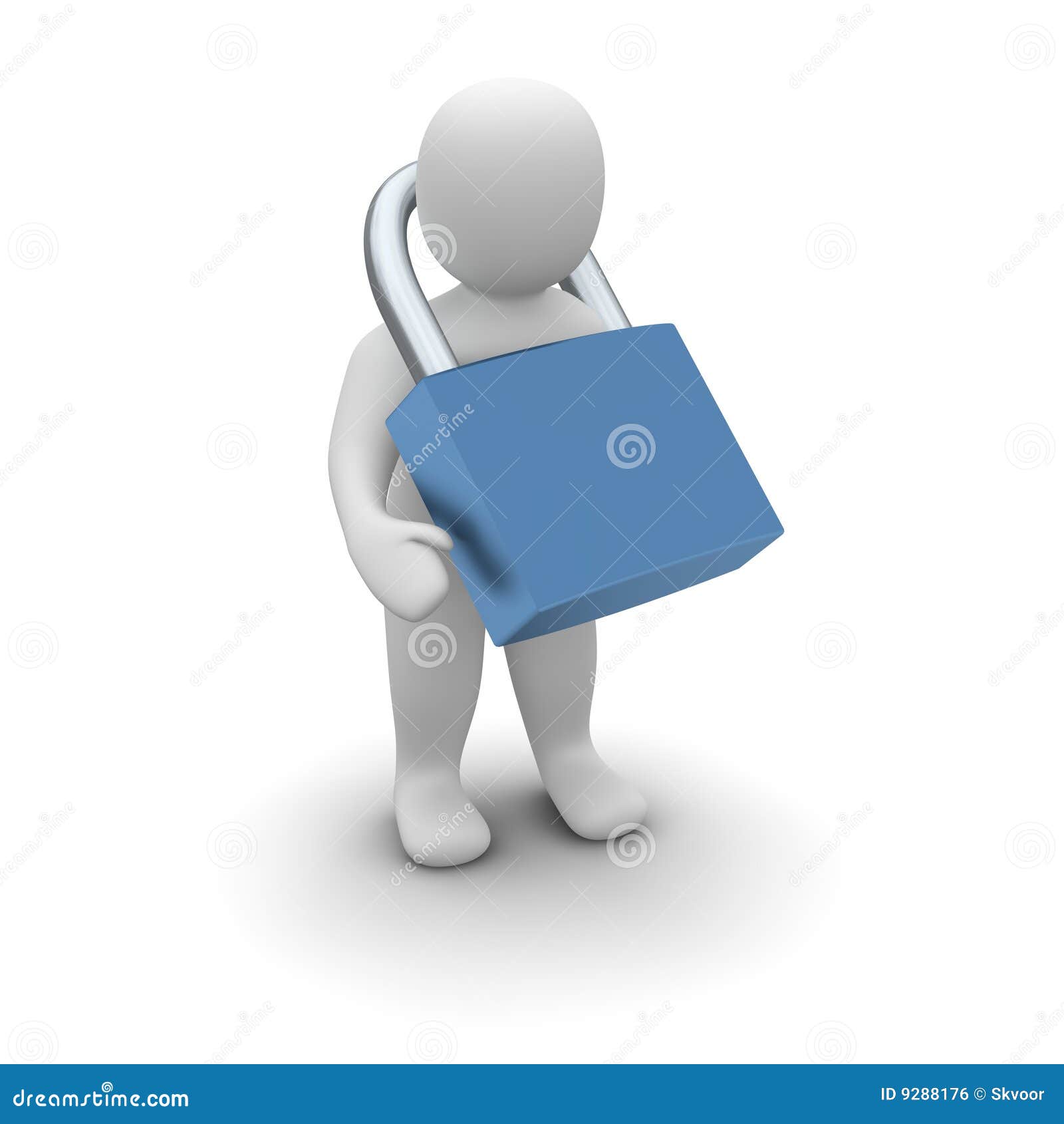 Man with lock stock illustration. Illustration of gray - 9288176