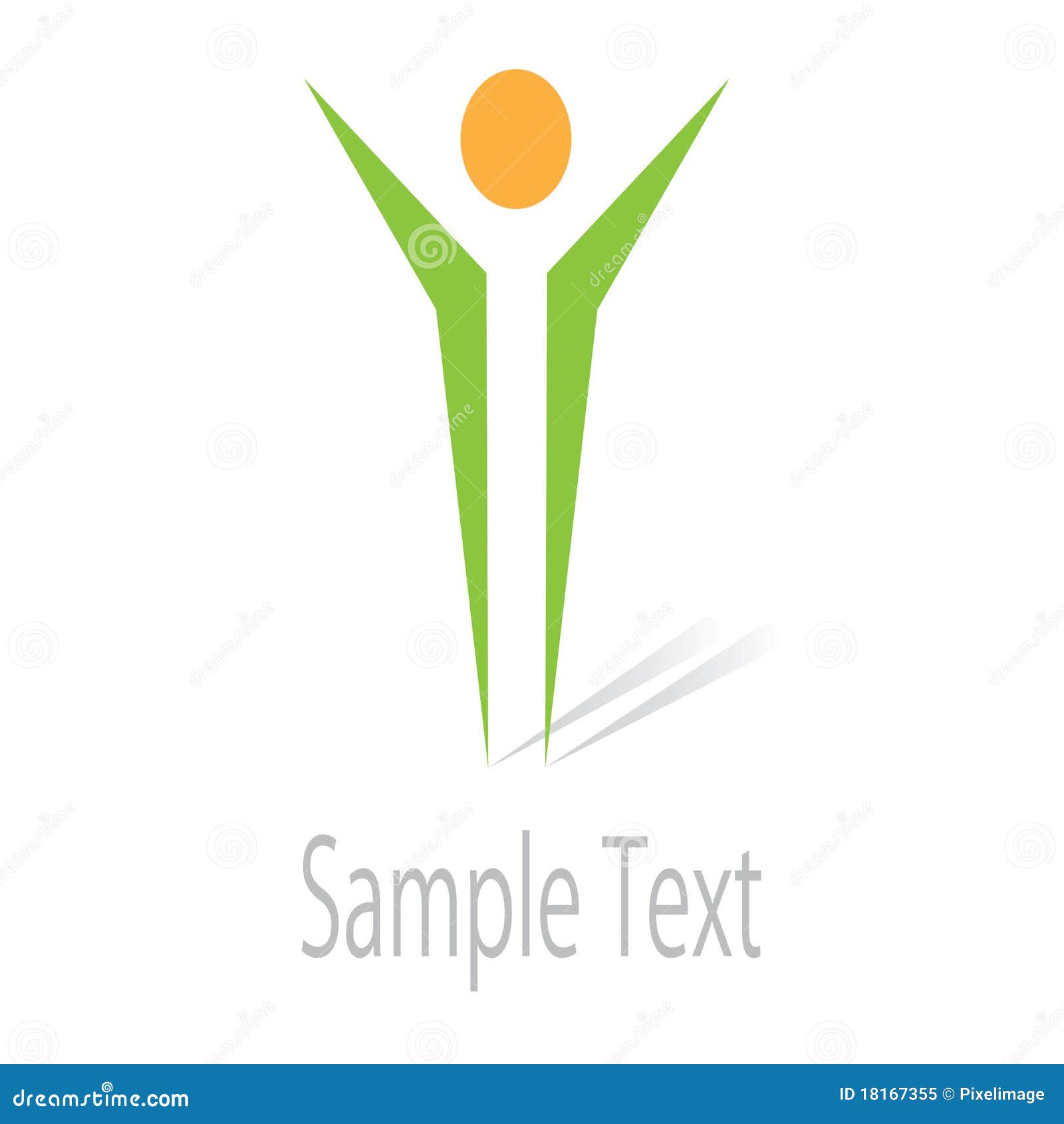 Man logo stock illustration. Illustration of modern, communication ...