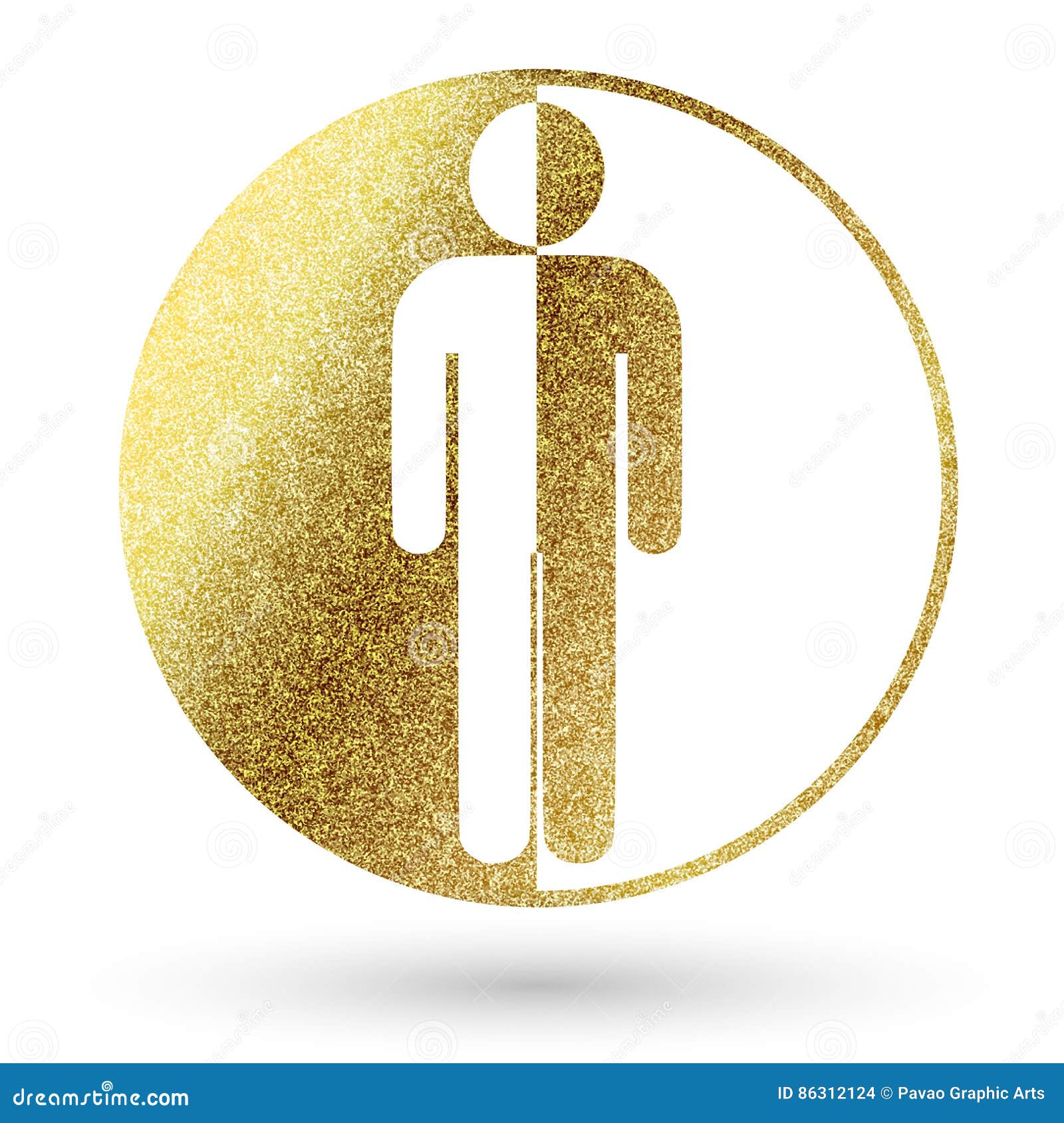 Man logo stock vector. Illustration of sparkle, human - 86312124