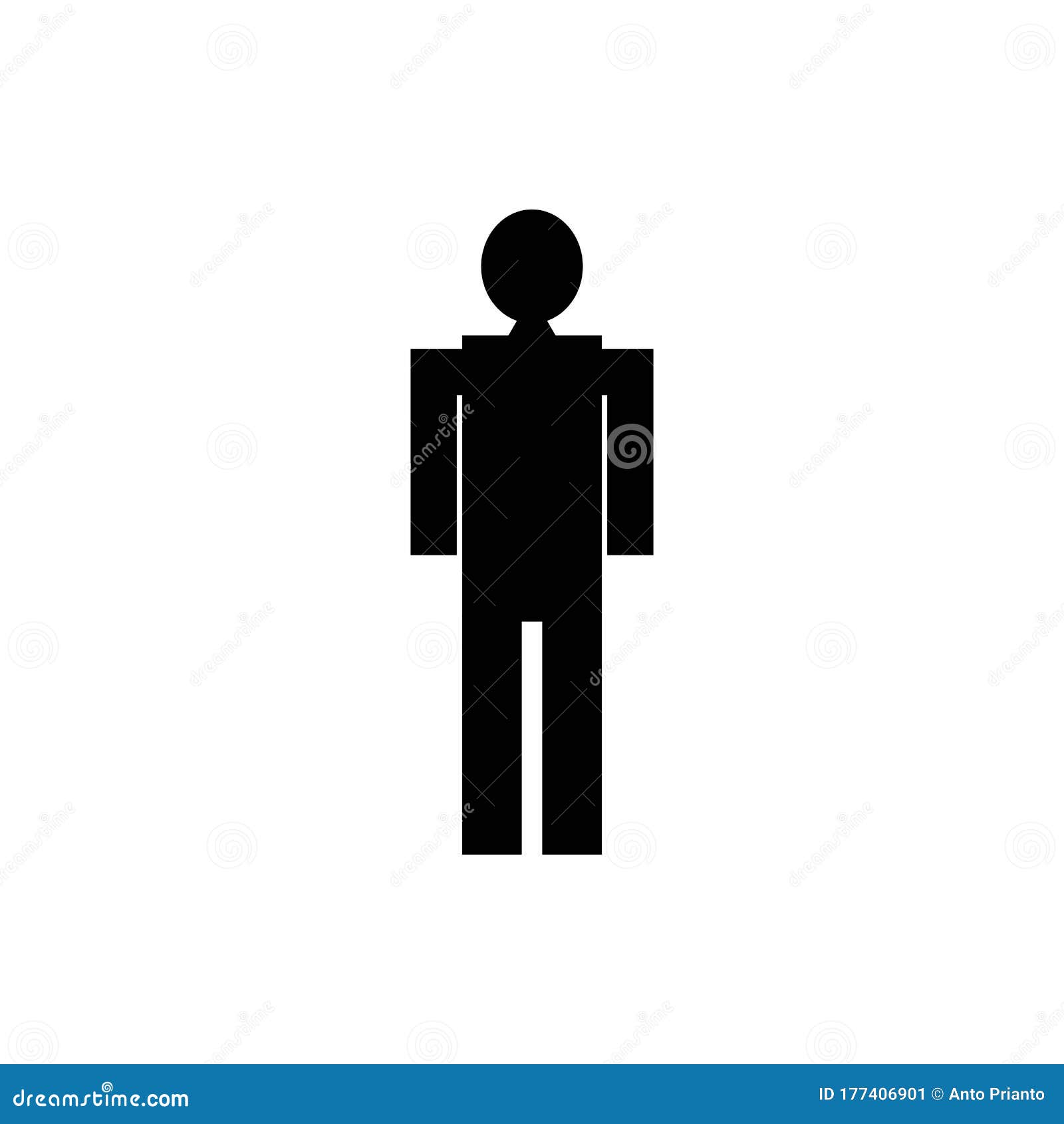 Man Logo Vector Illustration Design Template Stock Vector ...