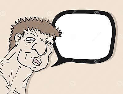 Man long neck stock vector. Illustration of interview - 27629287