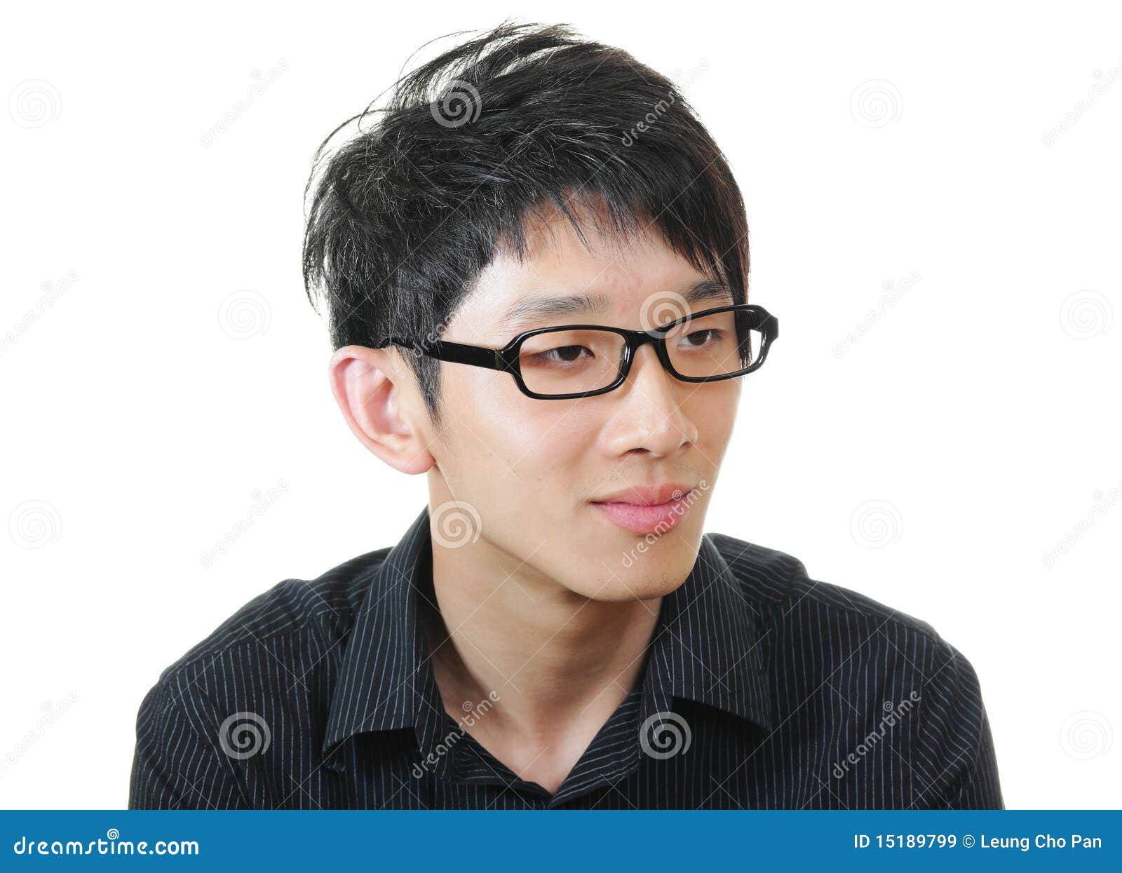 Man looking stock image. Image of happiness, black, business - 15189799