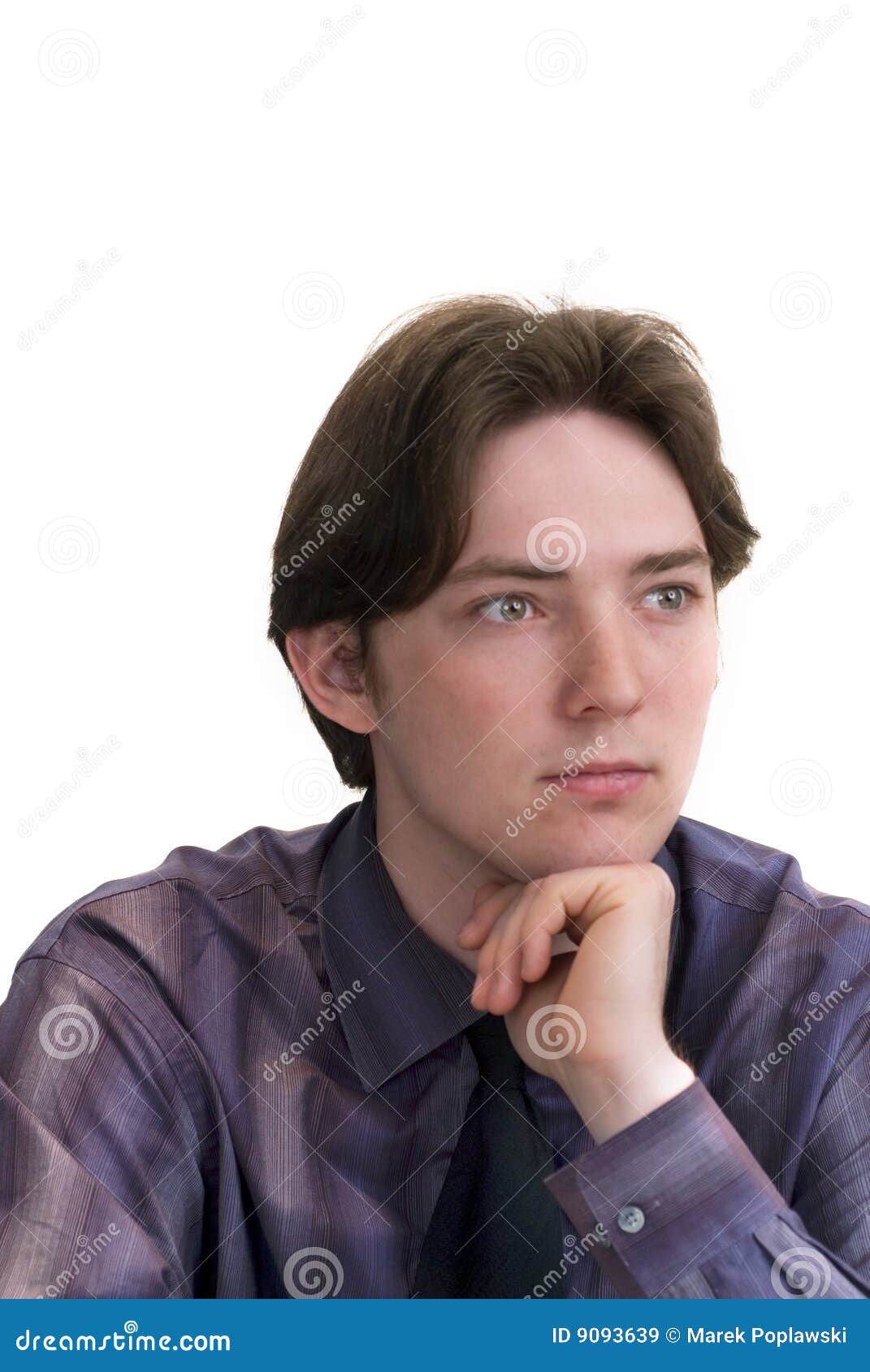 Man looking stock image. Image of model, corporate, alone - 9093639